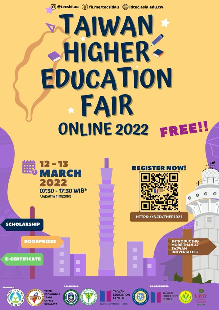 Taiwan Education Fair 2022 [EXPIRED] - Diponegoro International Office