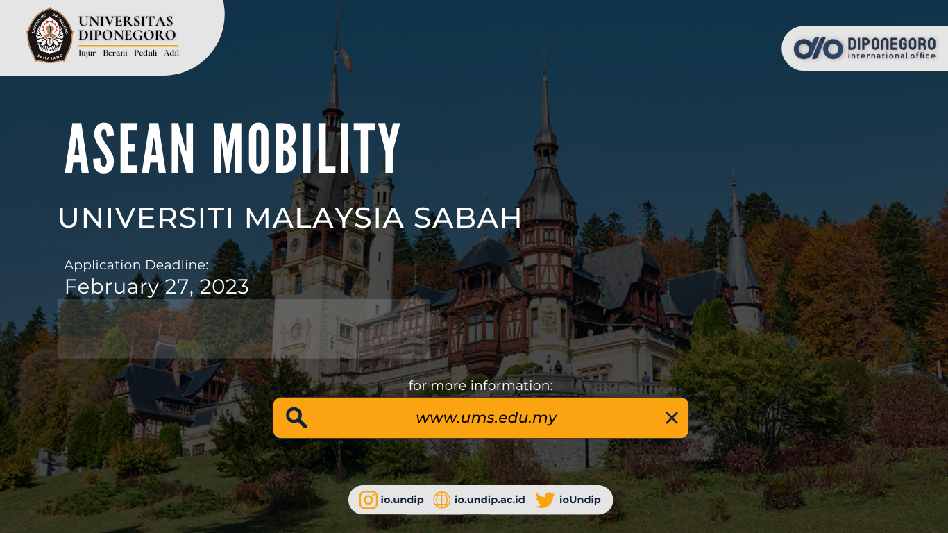 ASEAN Mobility Programme by Universiti Malaysia Sabah (UMS ...