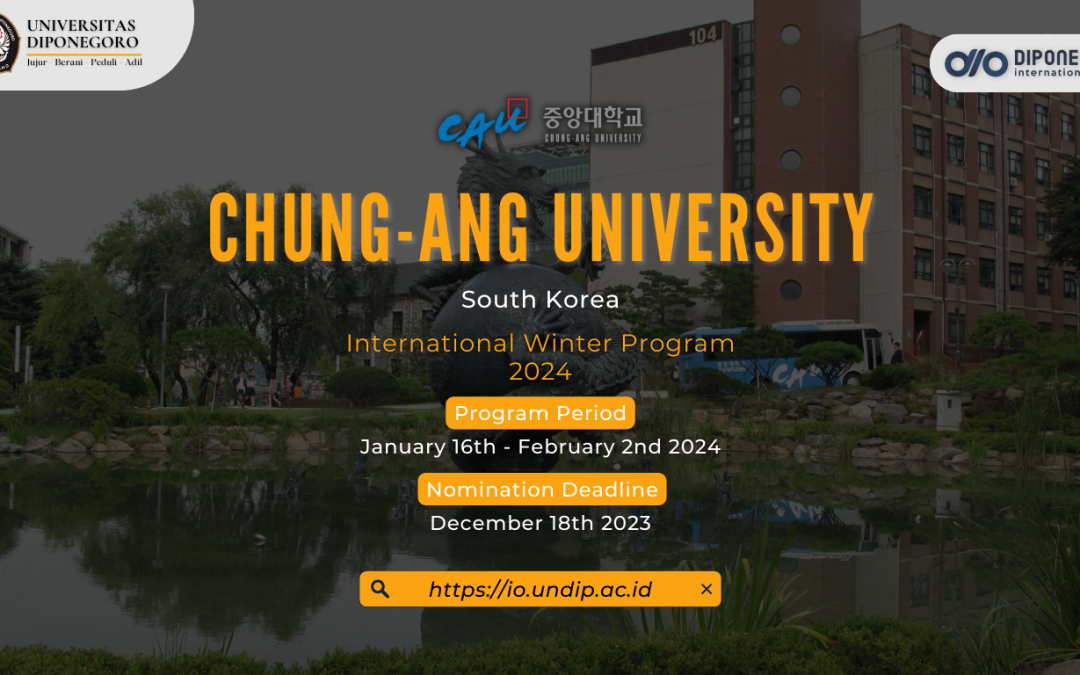 2023 CAU Winter Program [Application Extended] – Diponegoro ...