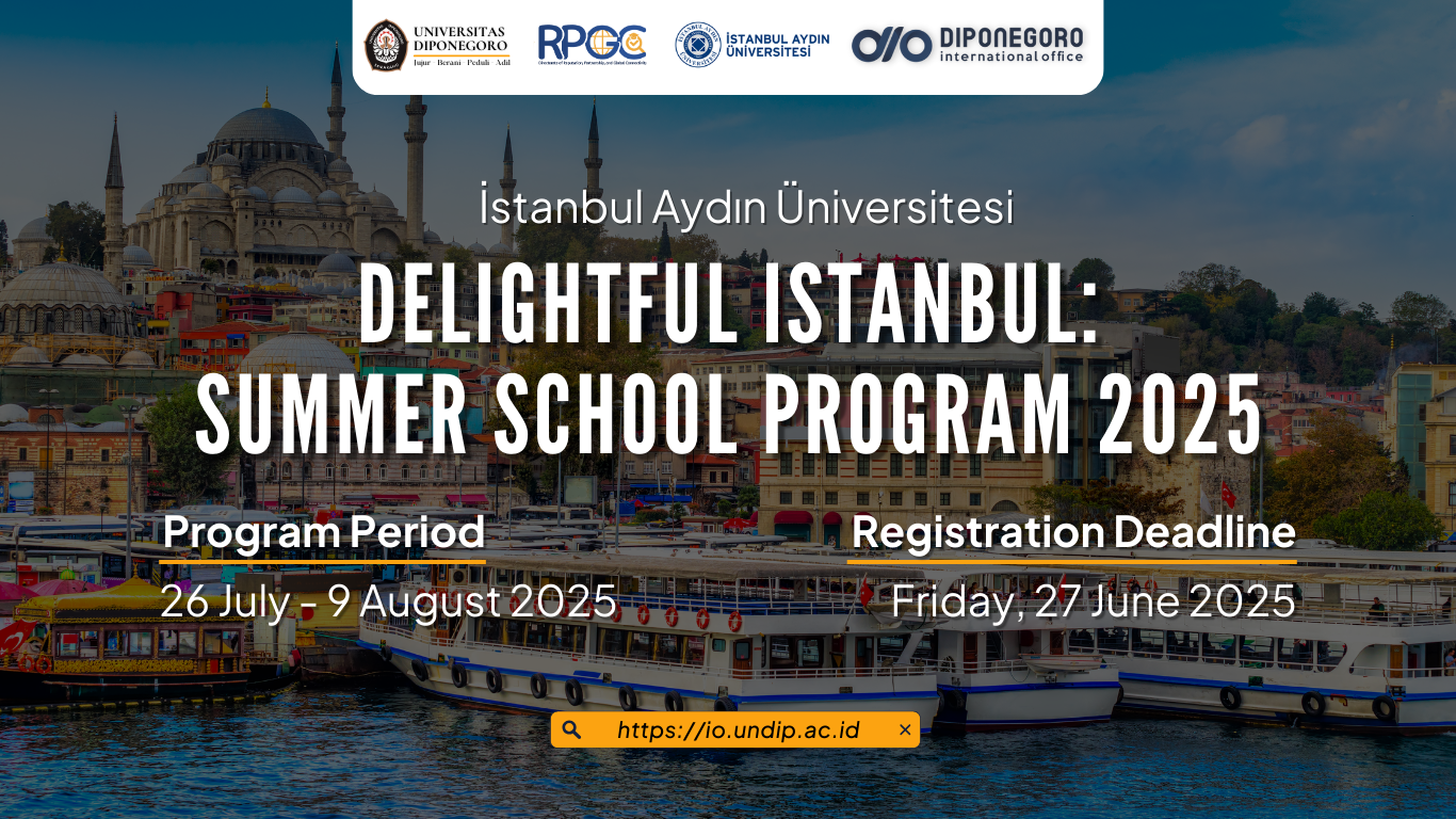 Delightful Istanbul : Istanbul AydIn University Summer Program 2025 – Diponegoro International ...