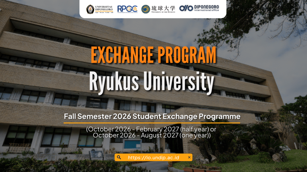 Ryukyus International Student Exchange Program 2026 - Diponegoro ...